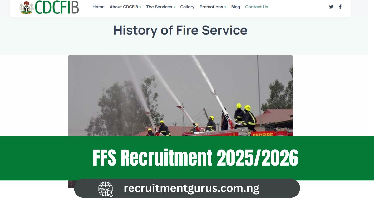 Federal Fire Service (FFS) Recruitment 2025 | Application Portal ...