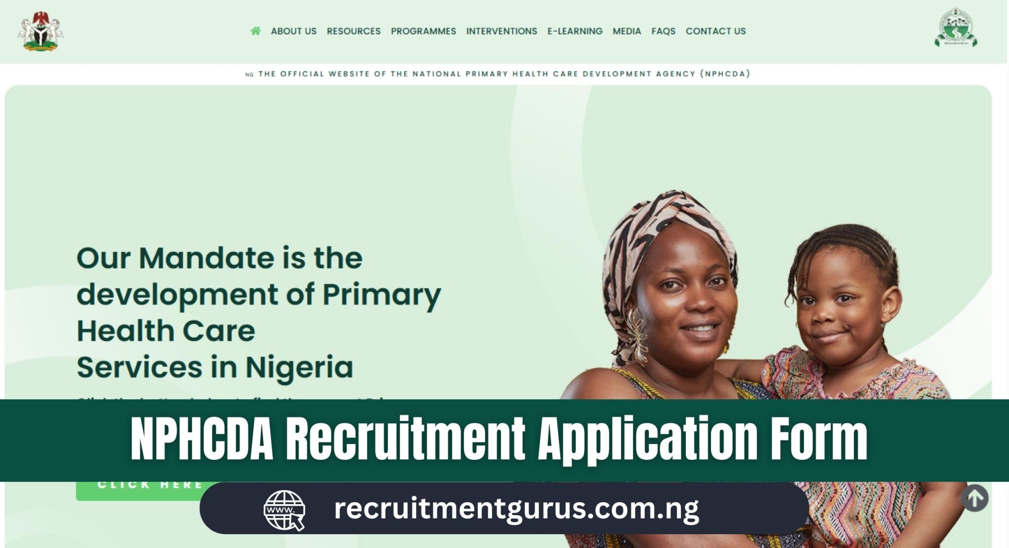 NPHCDA Recruitment 2025/2026 Application Form | How to Apply ...