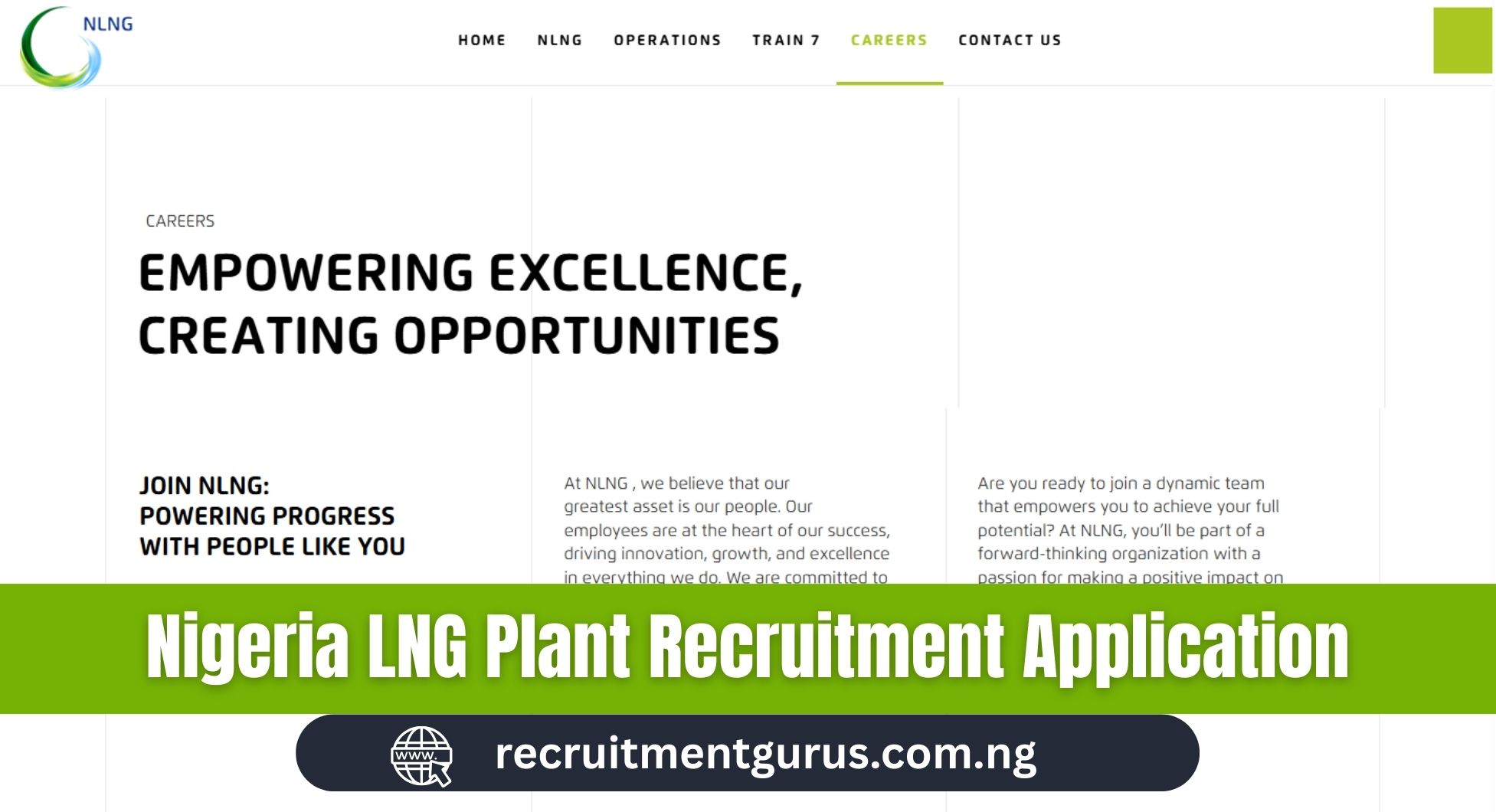 Nigeria LNG Plant Recruitment 2025/2026 Application Form Portal - Recruitment Gurus